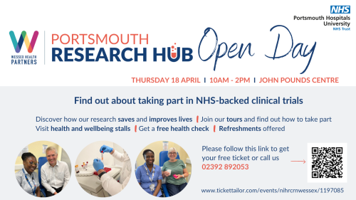 Get free health checks at Portsmouth Research Hub Open Day | Wessex ...